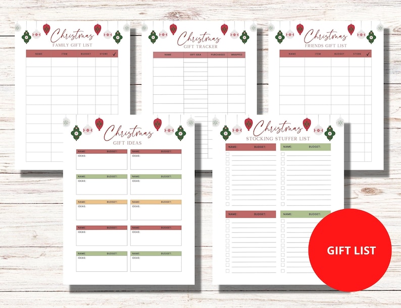 Christmas Planner Printable, Christmas to Do List, Holiday Planner ...