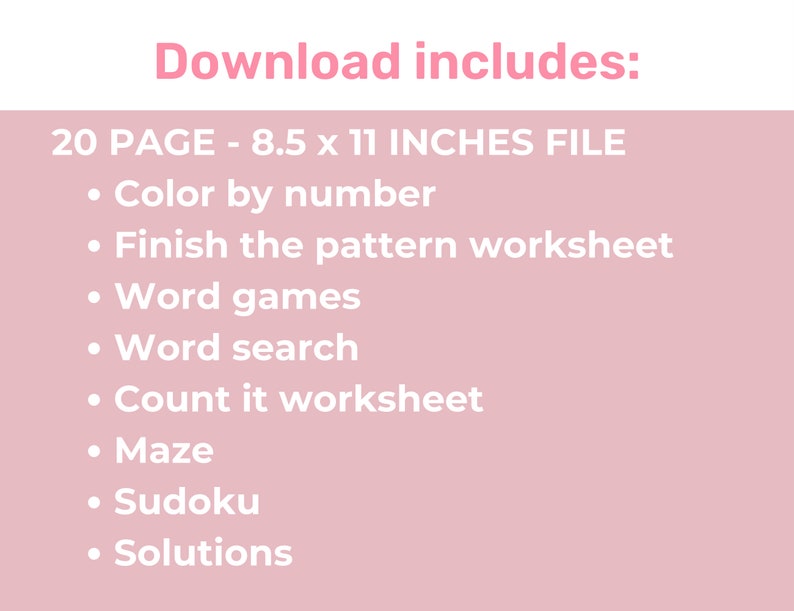 Printable Easter Activity Bundle | Easter Games and Activities for Kids ...