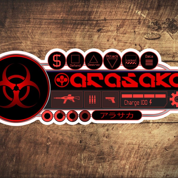 Cyberpunk 2077 Arasaka Sticker - Etsy