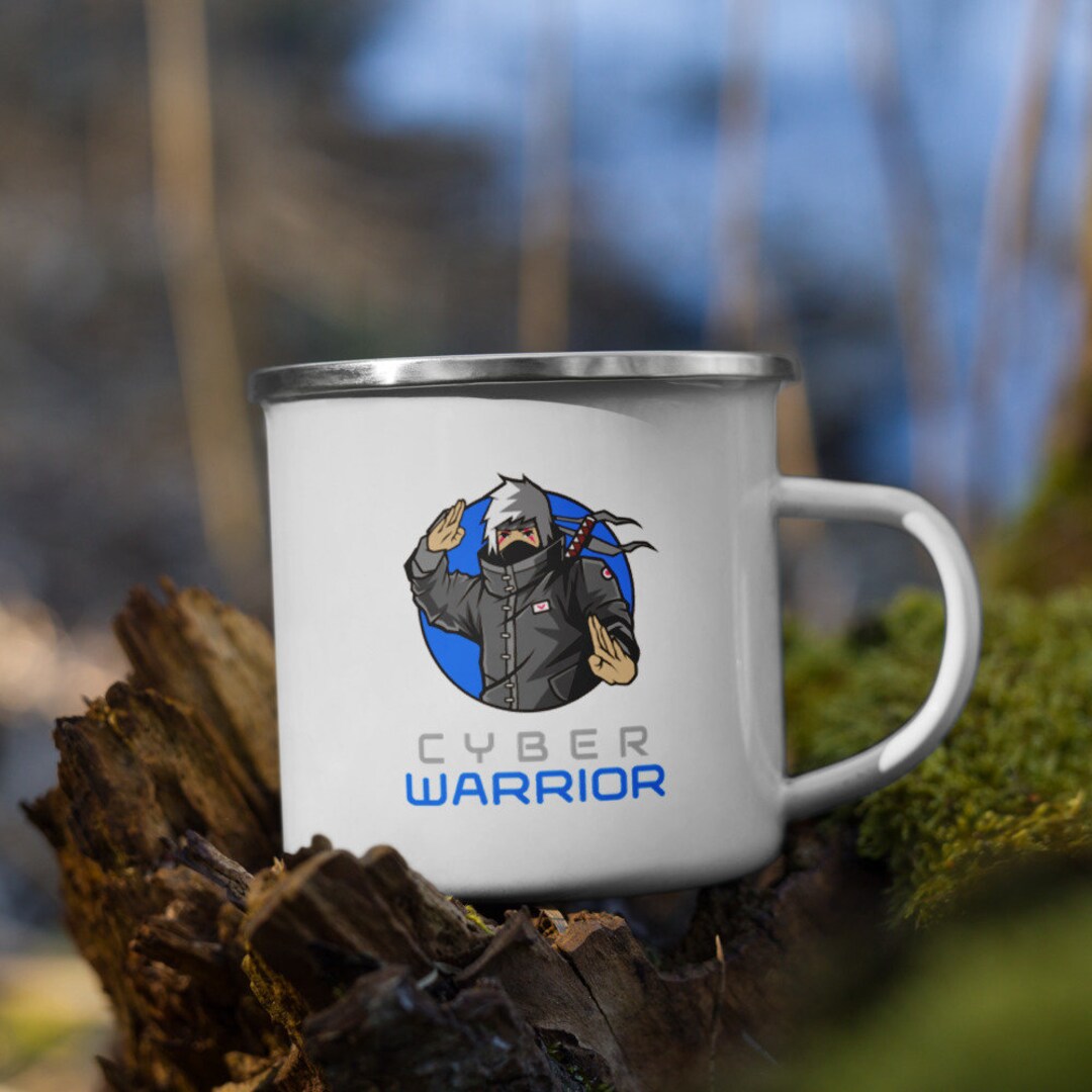 Cyber Security - Hacker - Cyber Warrior Anime Enamel Mug - Etsy