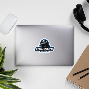 Cyber Security Malware Hunter Blue Stickers - Etsy
