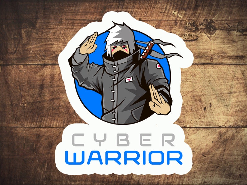 Cyber Security Cyber Warrior Anime Stickers - Etsy