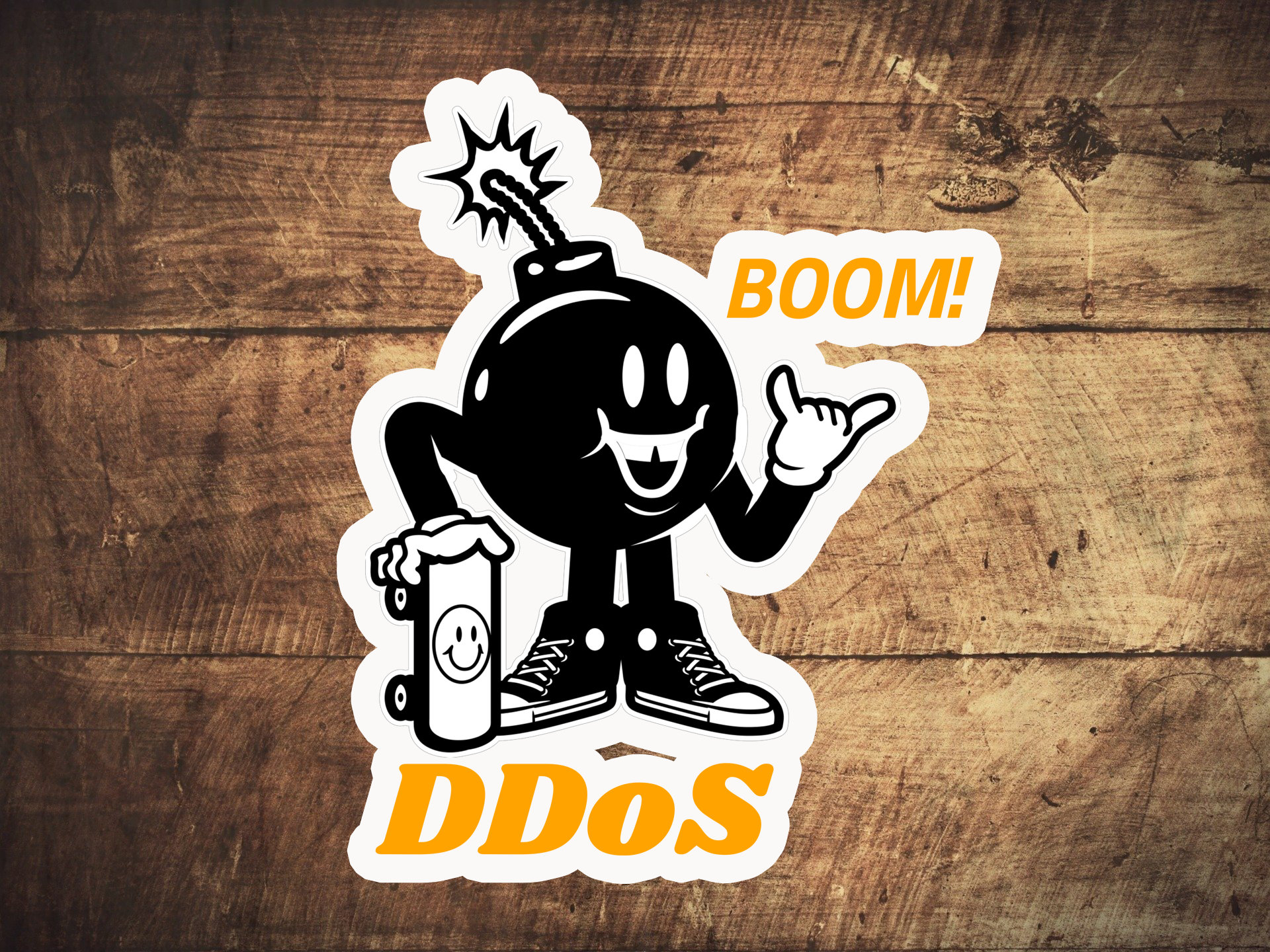 Cyber Security Ddos Boom! Stickers - Etsy