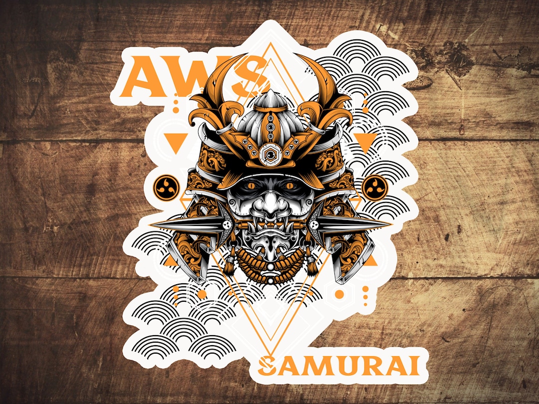 Cloud Computing AWS Samurai Stickers - Etsy