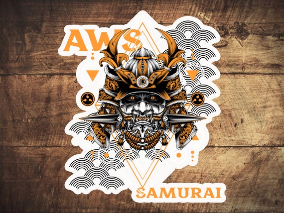 Cloud Computing AWS Samurai Stickers | Etsy