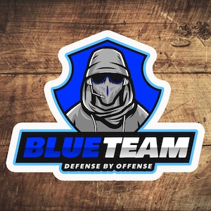 Cyber Security Blue Team Defense by Offense Stickers - Etsy