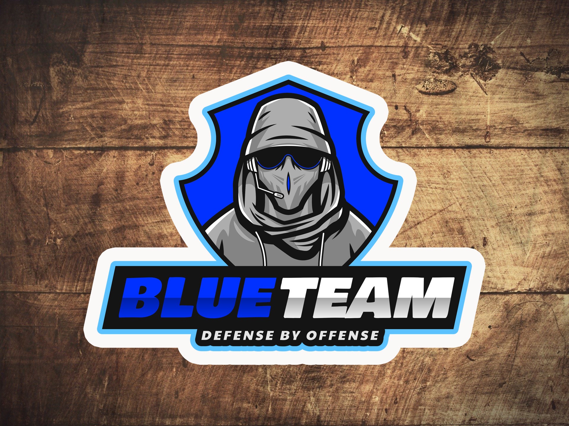 Cyber Security Blue Team Defense por pegatinas ofensivas - Etsy España