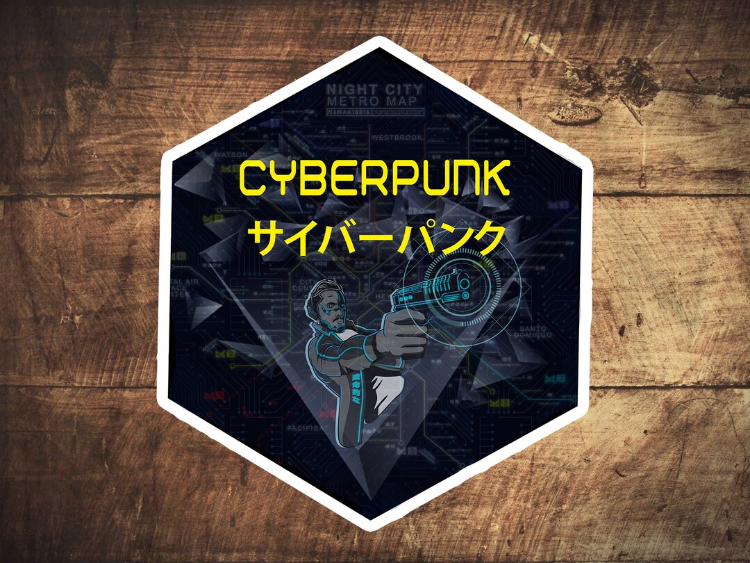 Cyberpunk - Night City Man Stickers - Etsy