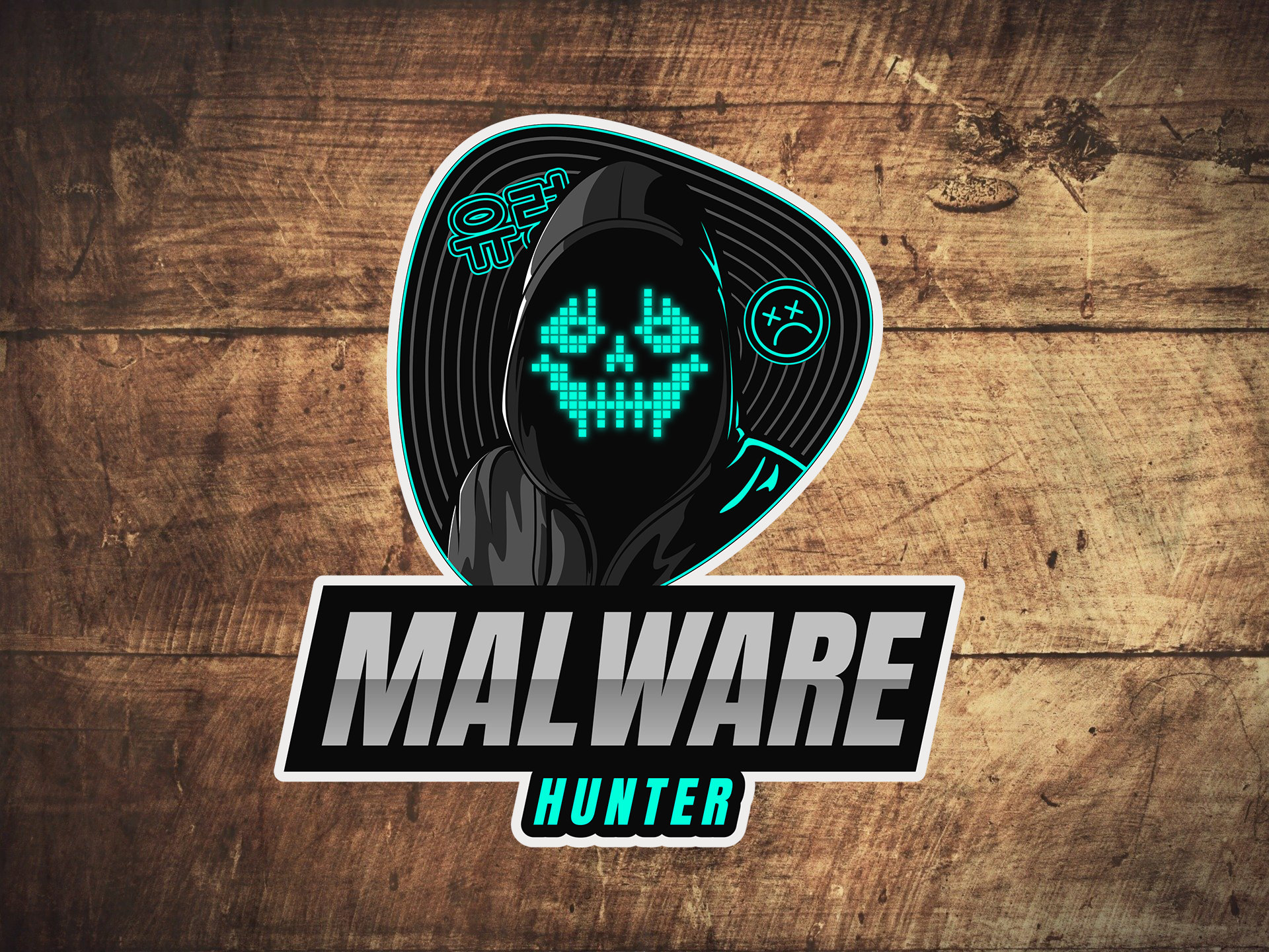 Cyber Security Malware Hunter stickers | Etsy