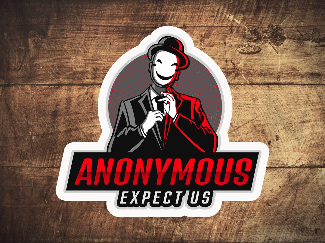Anonymous Expect Us Stickers - Etsy UK
