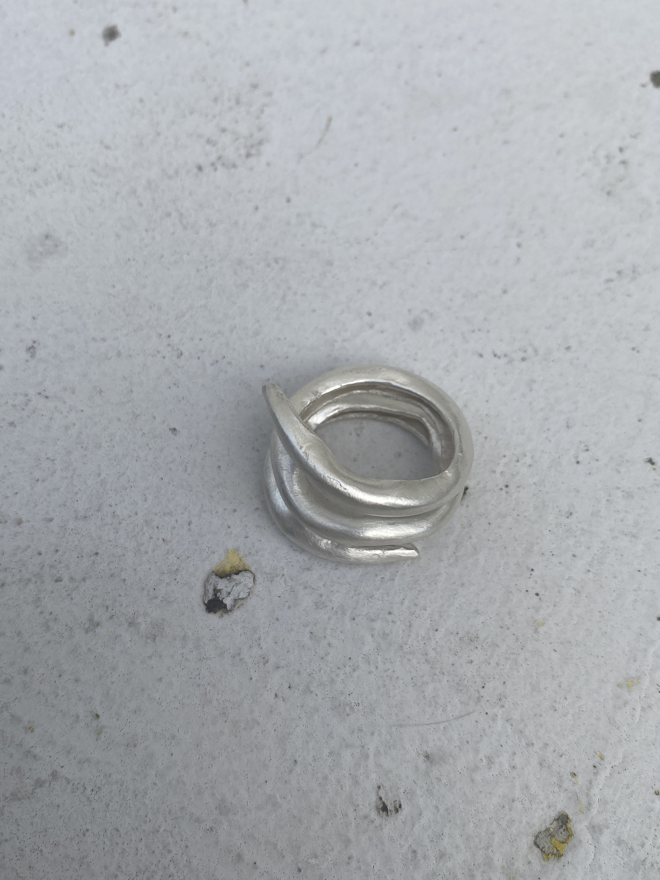 Silver Line Ring - Etsy