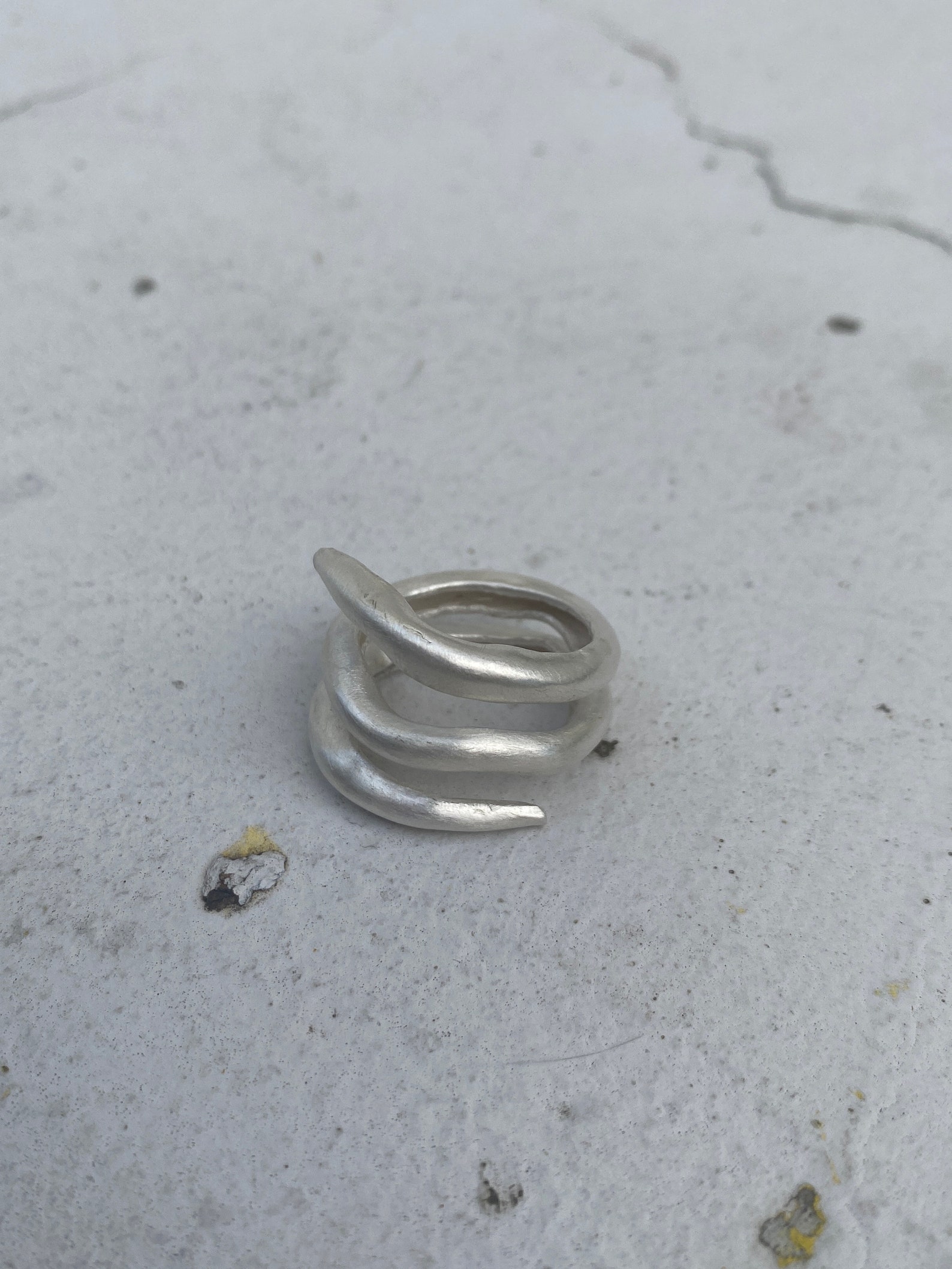 Silver Line Ring - Etsy