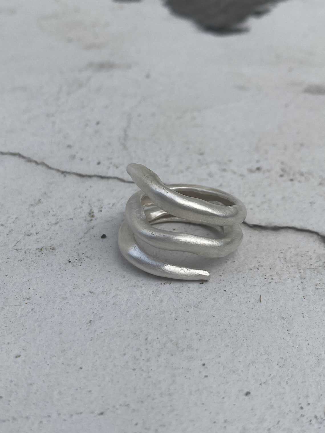 Silver Line Ring - Etsy