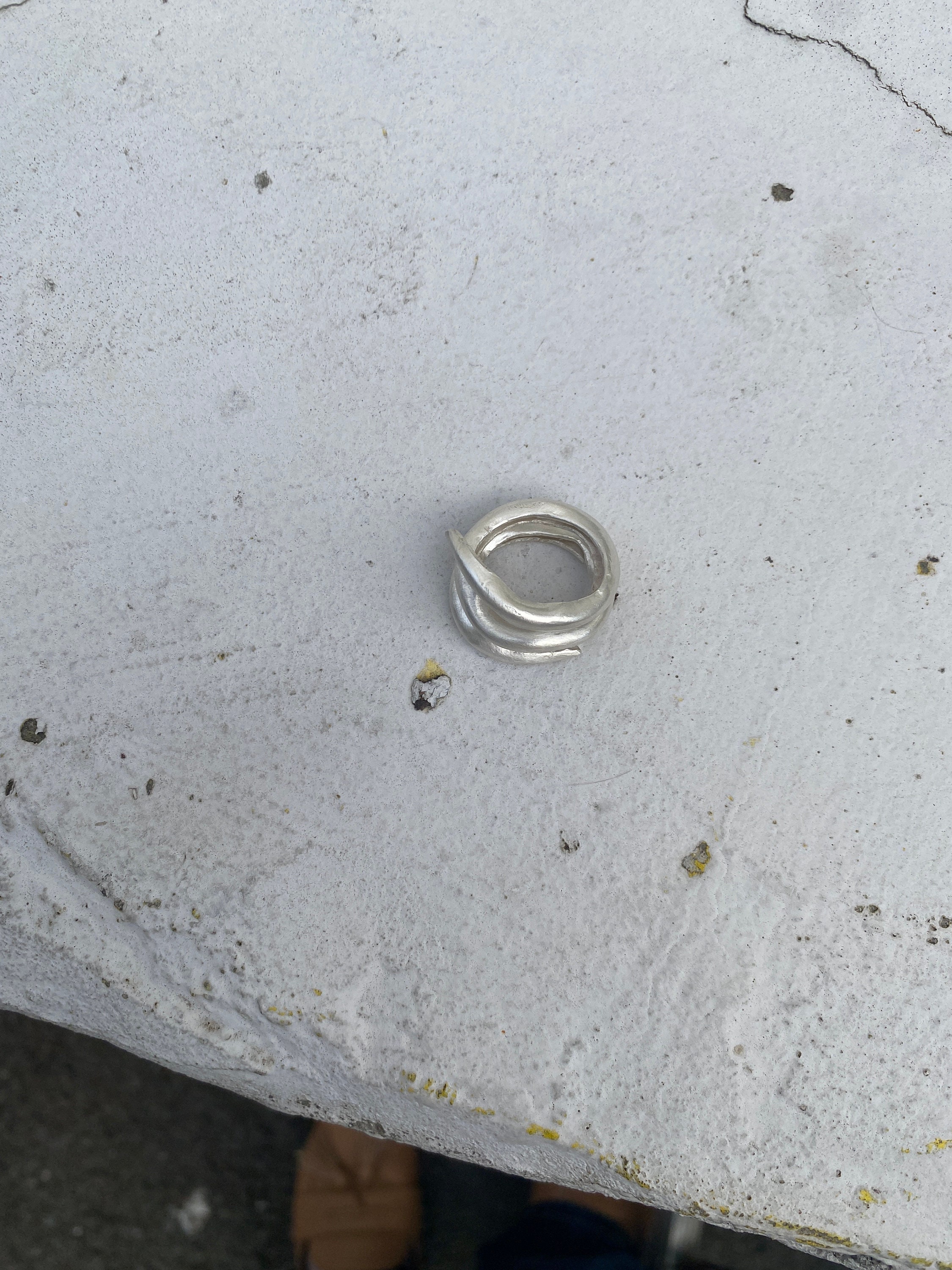 Silver Line Ring - Etsy