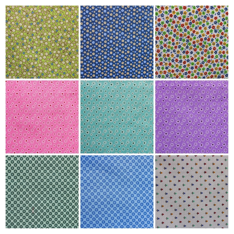 Small Pattern Fabric - Etsy