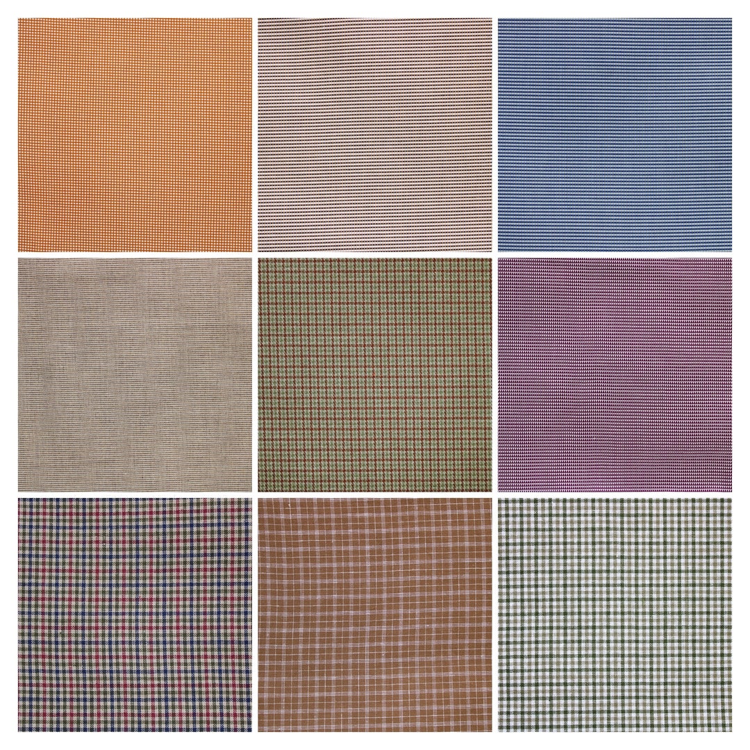 Cotton Fabrics for 1:12 Projects as Lining, Trousers, Jackets, Blouses ...