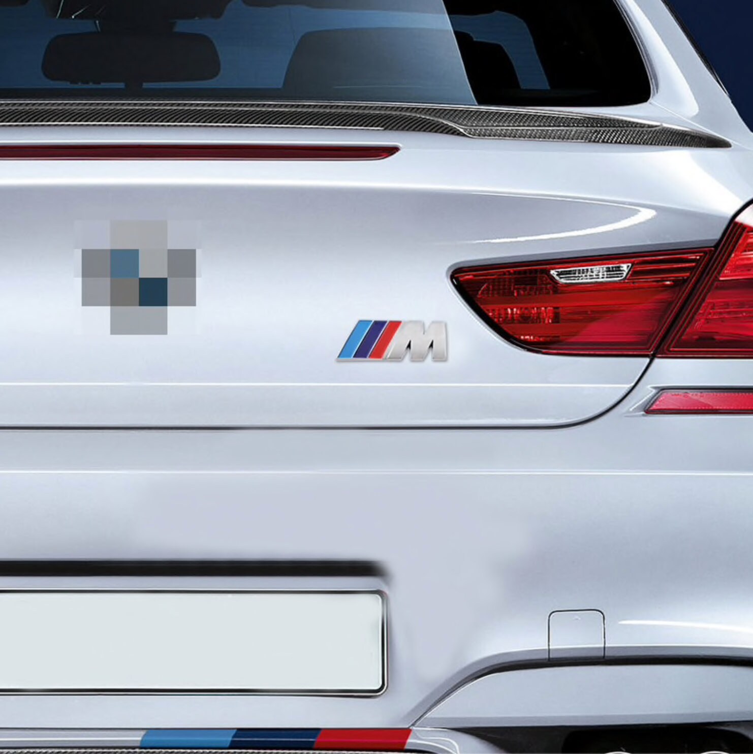 BMW M Power Badge 82 Mm Emblem M Logo Sport Front Rear Hood Boot ...