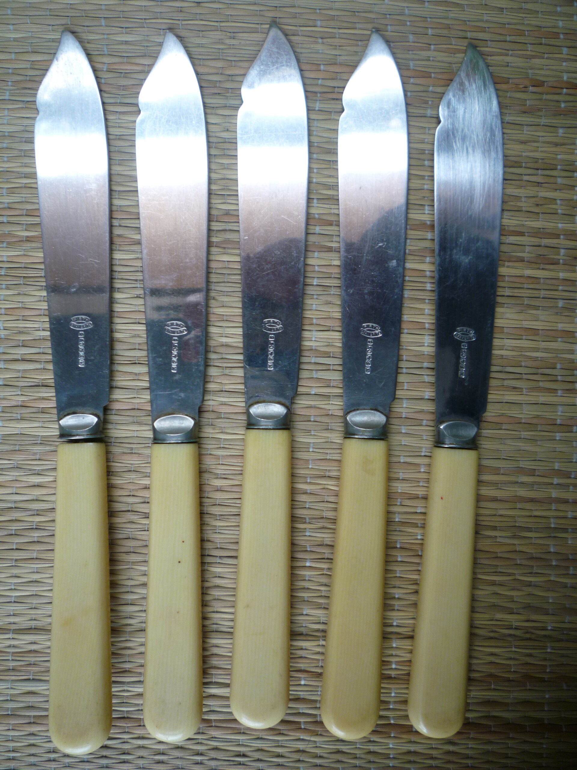 Vintage Set Of Four Pairs Of Firth Staybrite Stainless Steel Fish ...