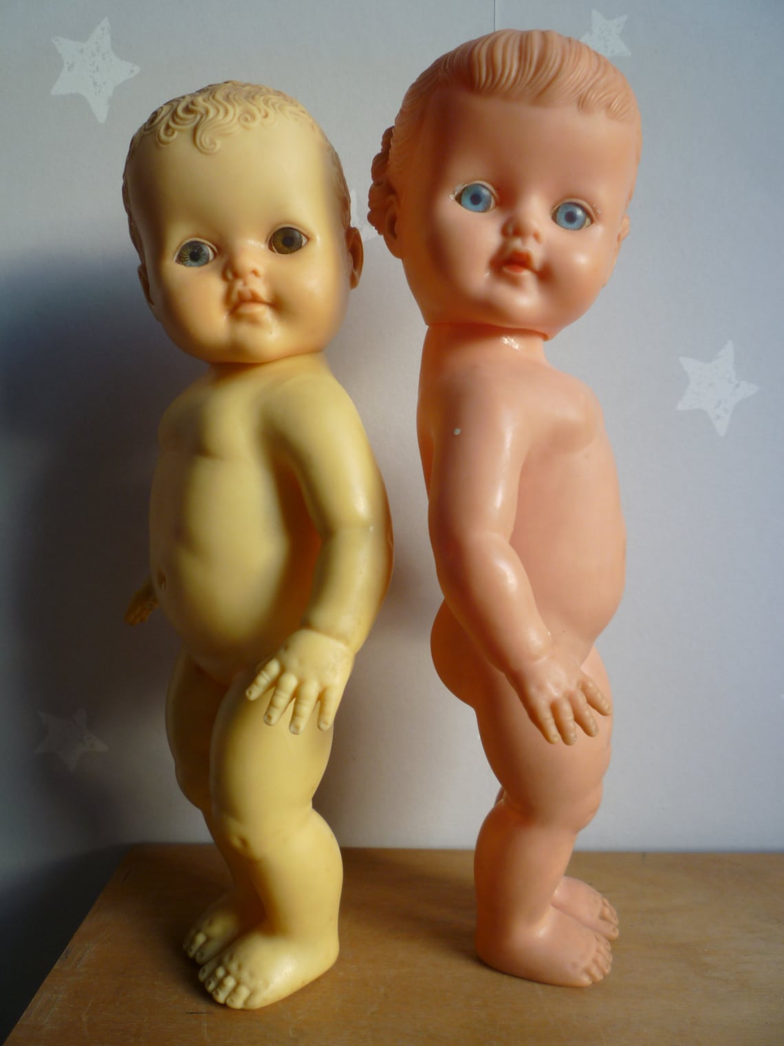 1950's Vintage Pedigree Soft Rubber Dolls With Movable Heads Made in ...