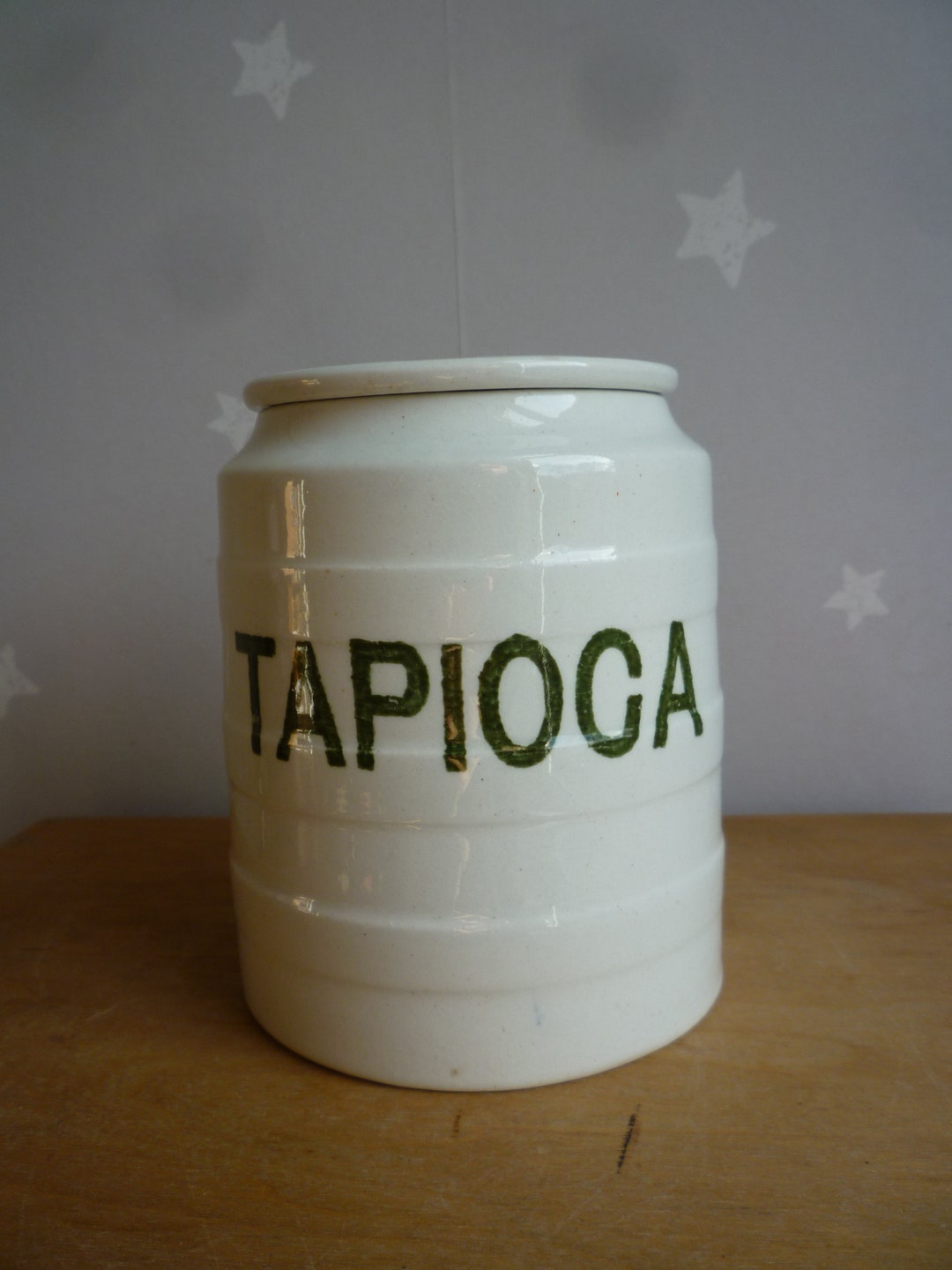 Grimwade Hooped Household Jar Tapioca Vintage Retro Collectable ...