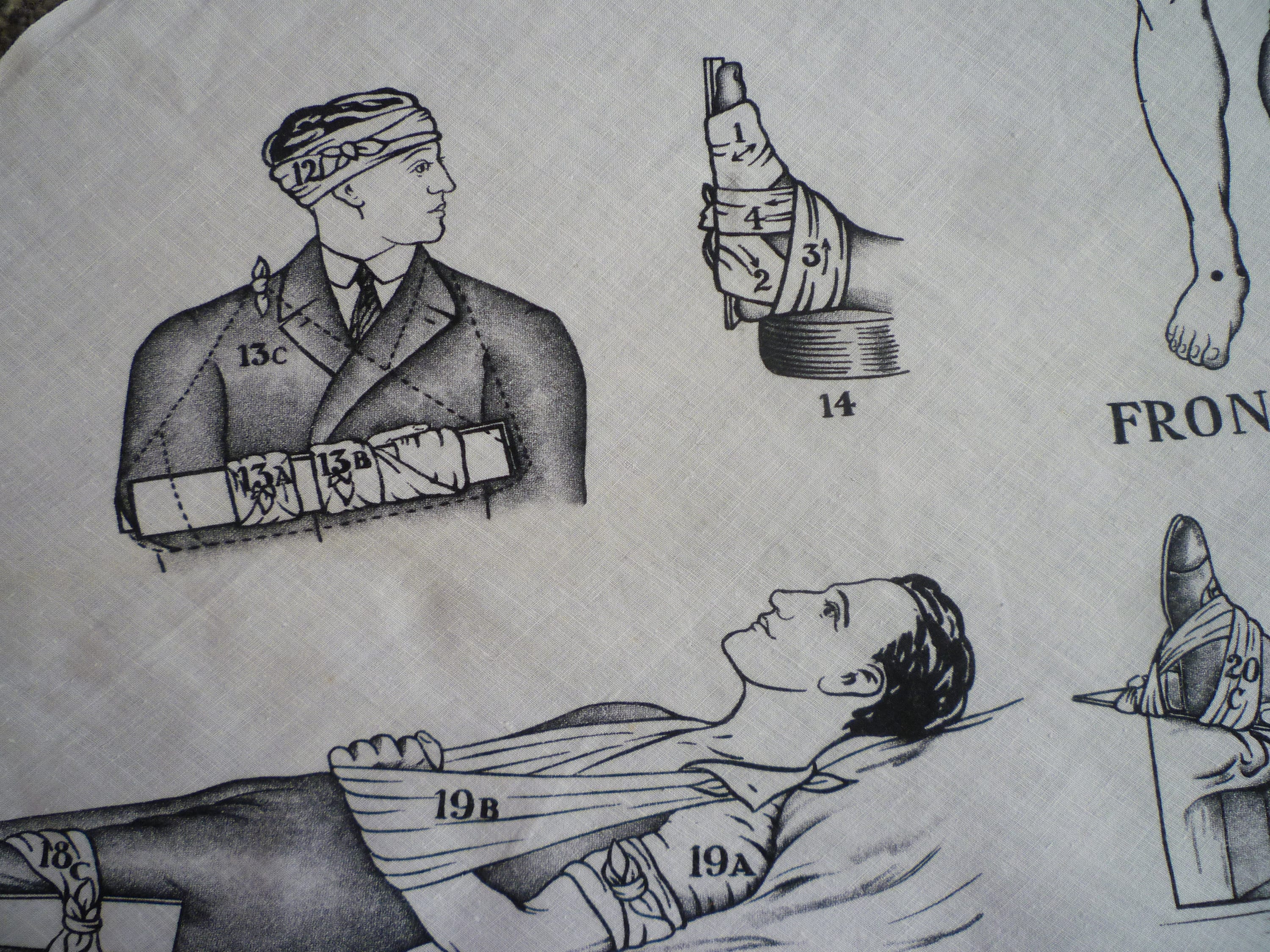 Fabulous Antique St Johns Ambulance Printed Sling Circa 1910 - Etsy