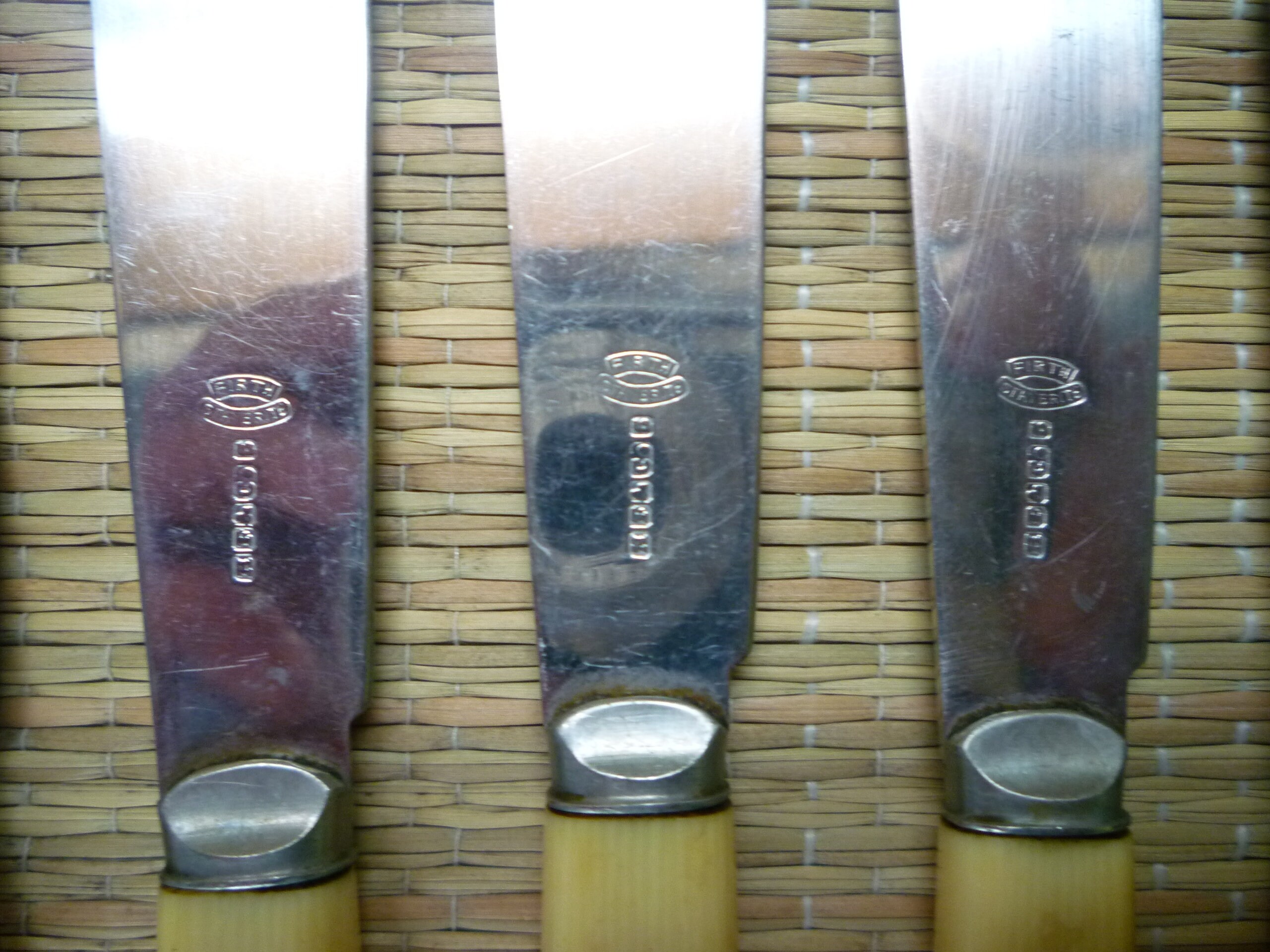 Vintage Set Of Four Pairs Of Firth Staybrite Stainless Steel Fish ...