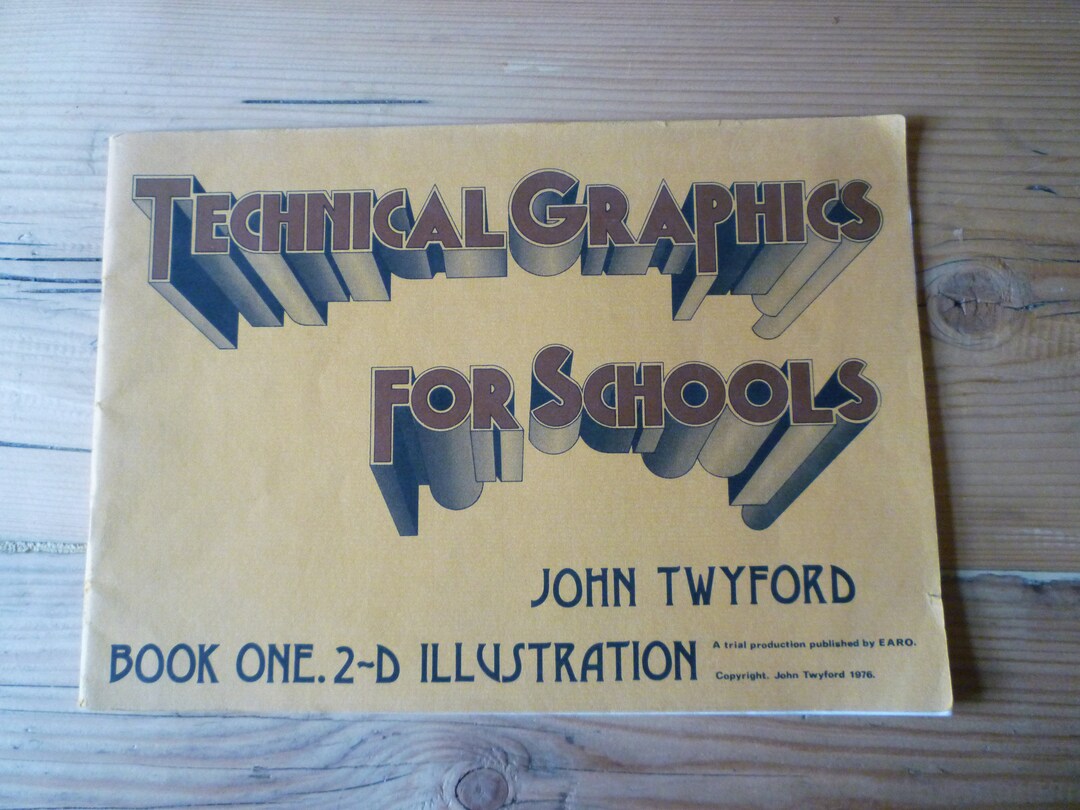 Technical Graphics for Schools Book One 2-D Illustration John - Etsy