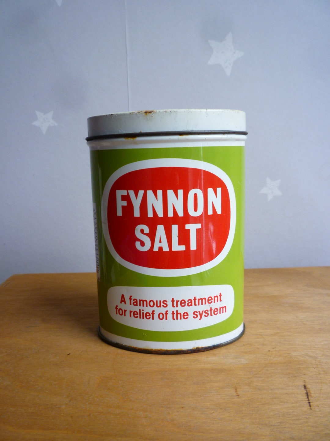 Vintage Fynnon Salt Tin st Helens Green Red and White Pharmacy Tin ...