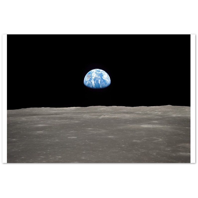 EARTHRISE | classic Matte Paper Poster - Etsy