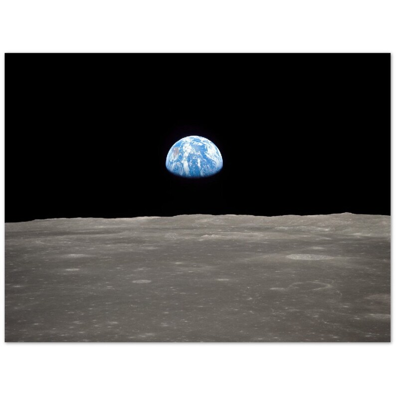 EARTHRISE | classic Matte Paper Poster - Etsy