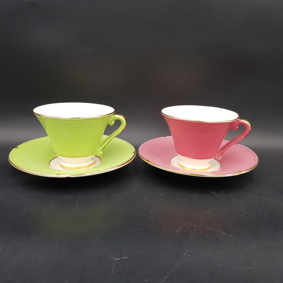 2 Art Déco Tea Cups - Etsy