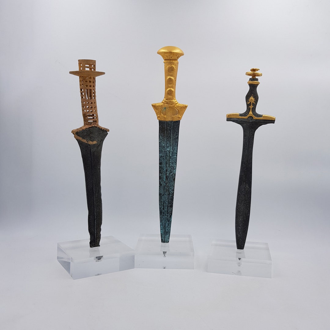 Bronze Replicas of 3 Ancient Greece Daggers / Item Details Below - Etsy