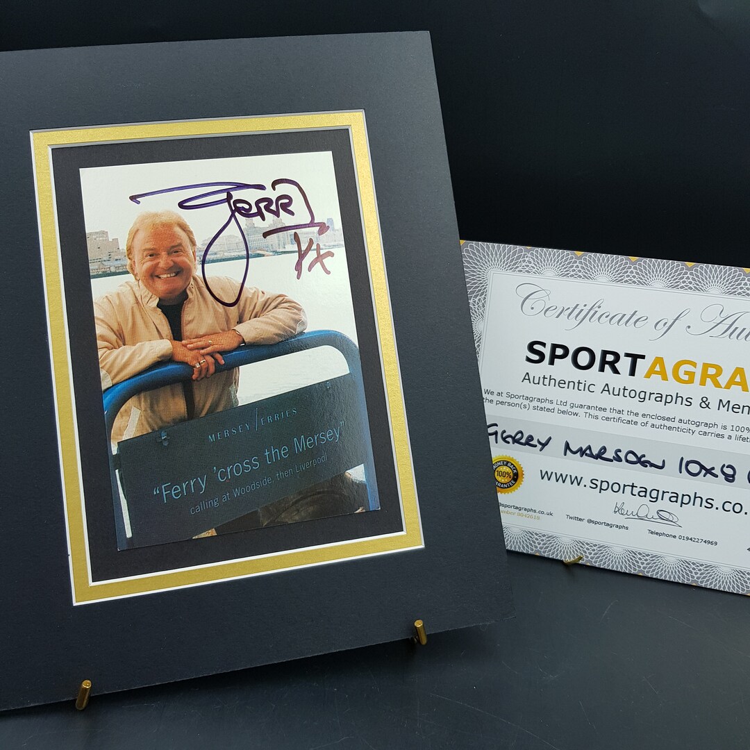 Gerry Mardsen Autograph "you'll Never Walk Alone" / Item Details Below ...