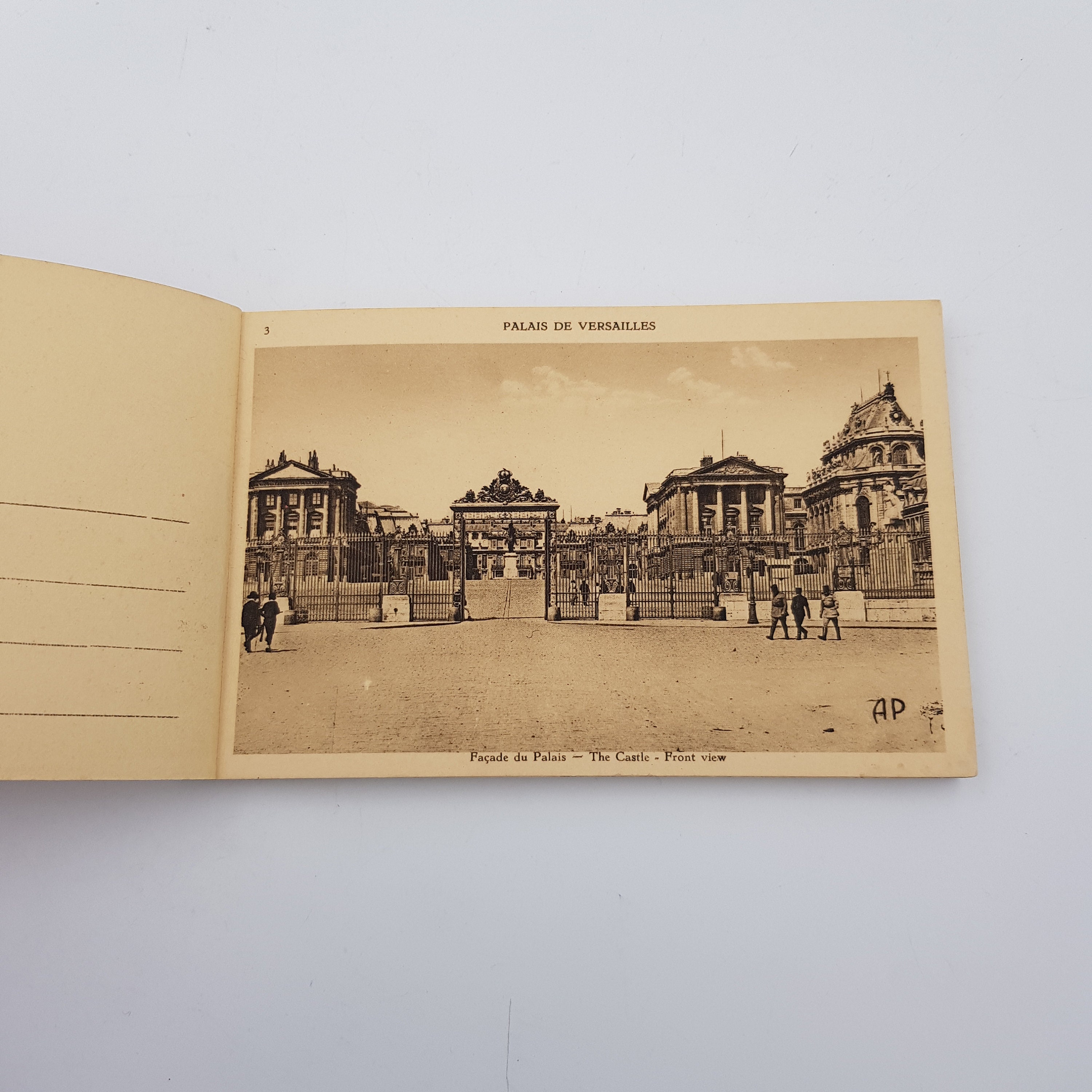 1920s Postcards Booklet | Versailles Castle and Gardens | 23 Detachable ...