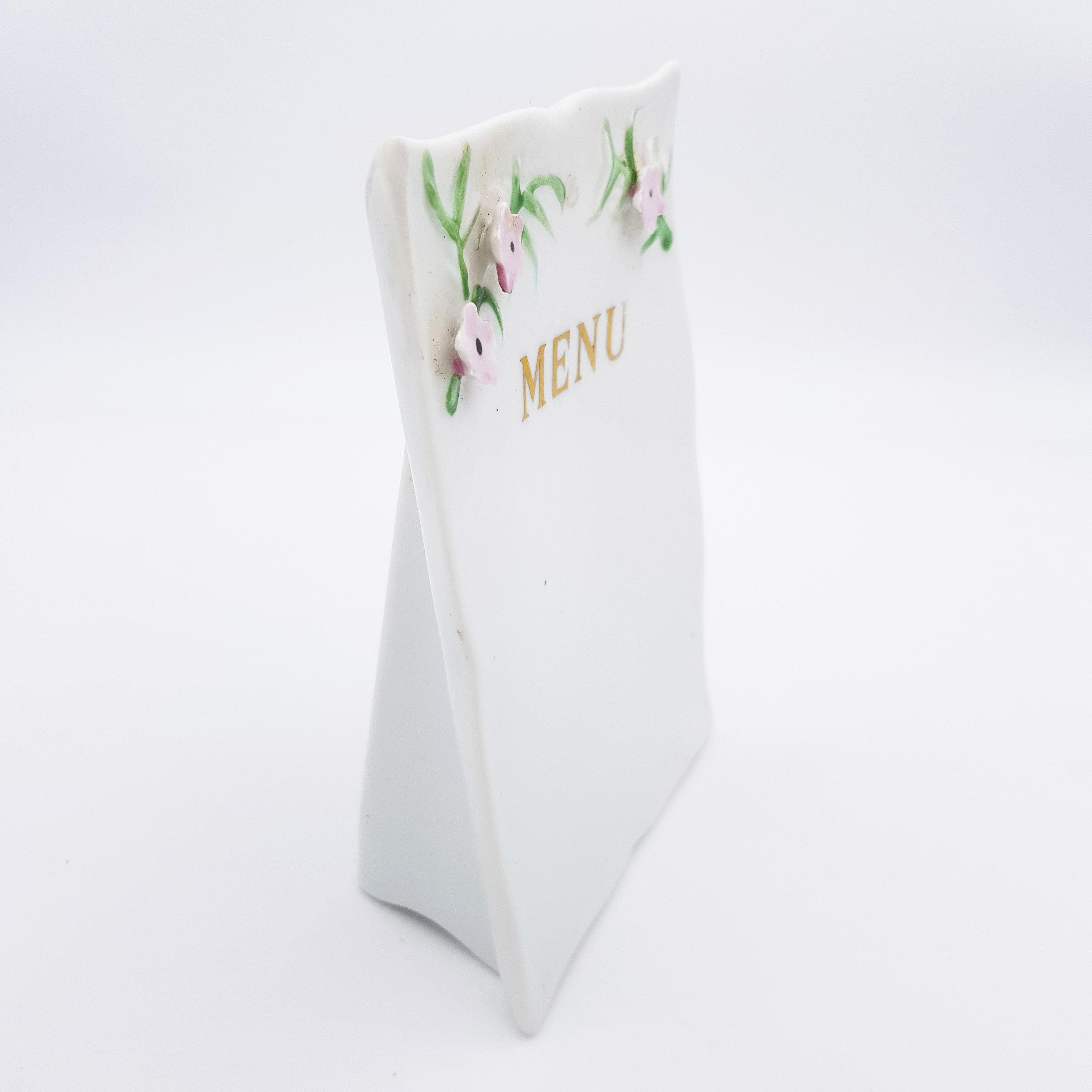 12 Table Place Cards and Menu Board Menu Holder in Ceramic / Item ...