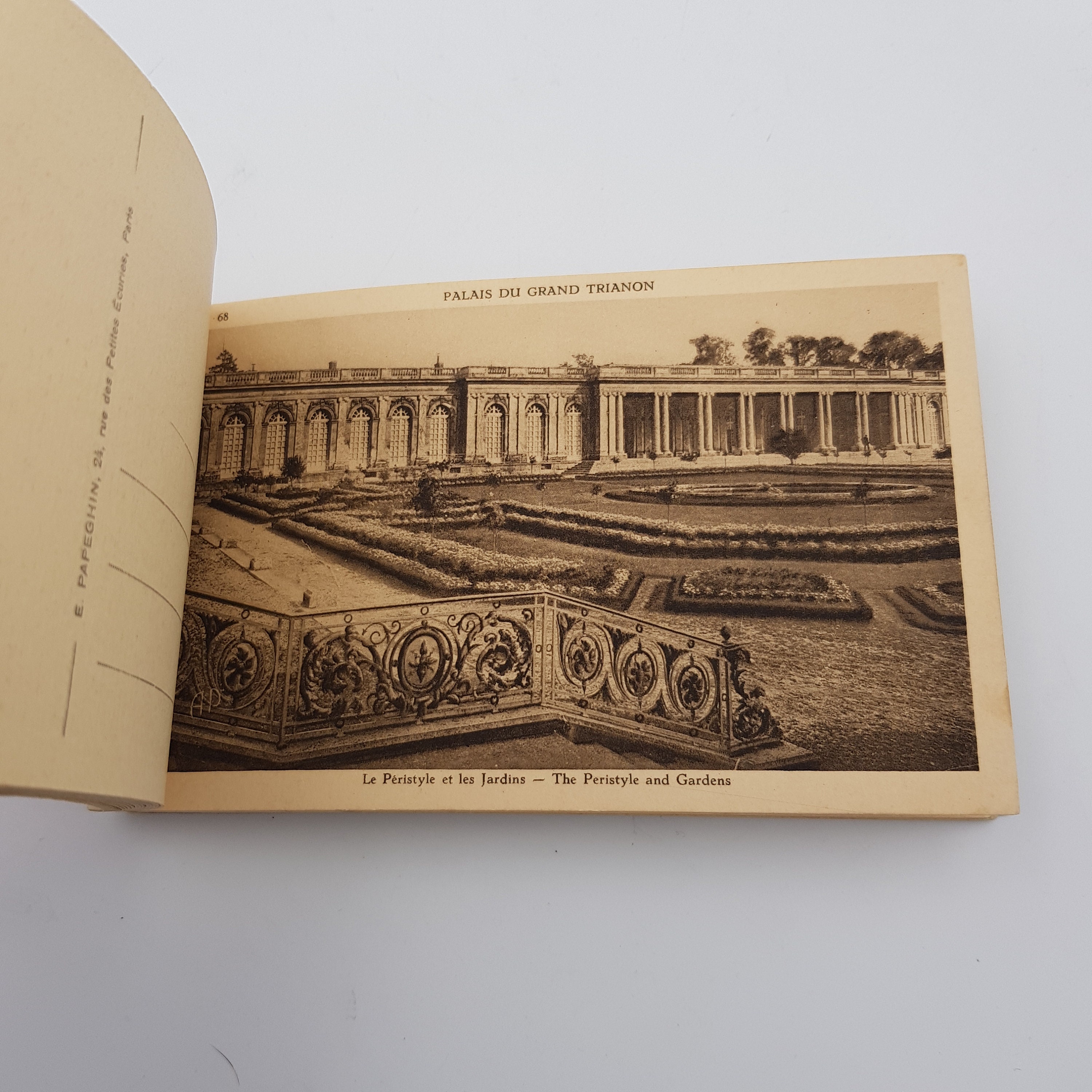 1920s Postcards Booklet | Versailles Castle and Gardens | 23 Detachable ...