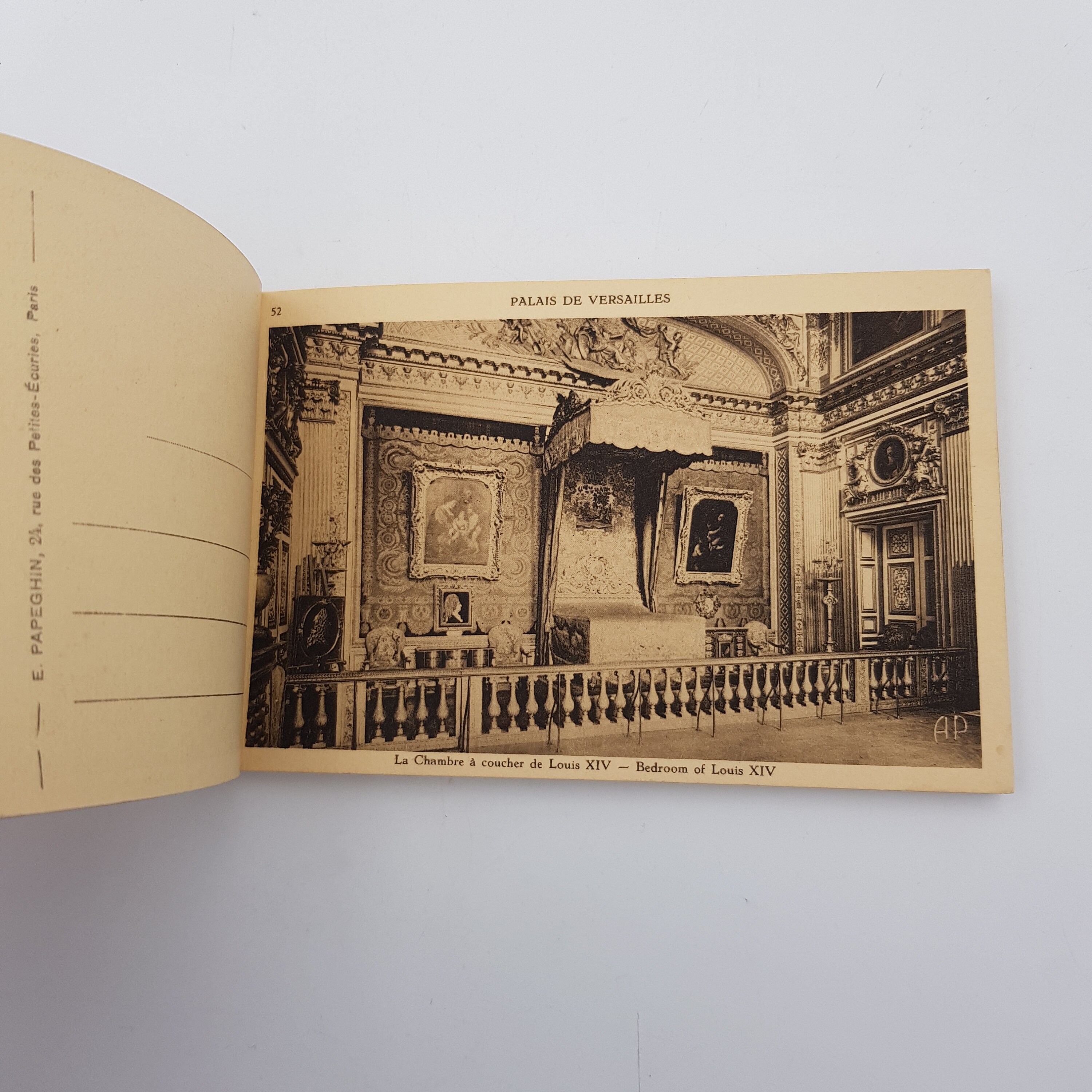 1920s Postcards Booklet | Versailles Castle and Gardens | 23 Detachable ...