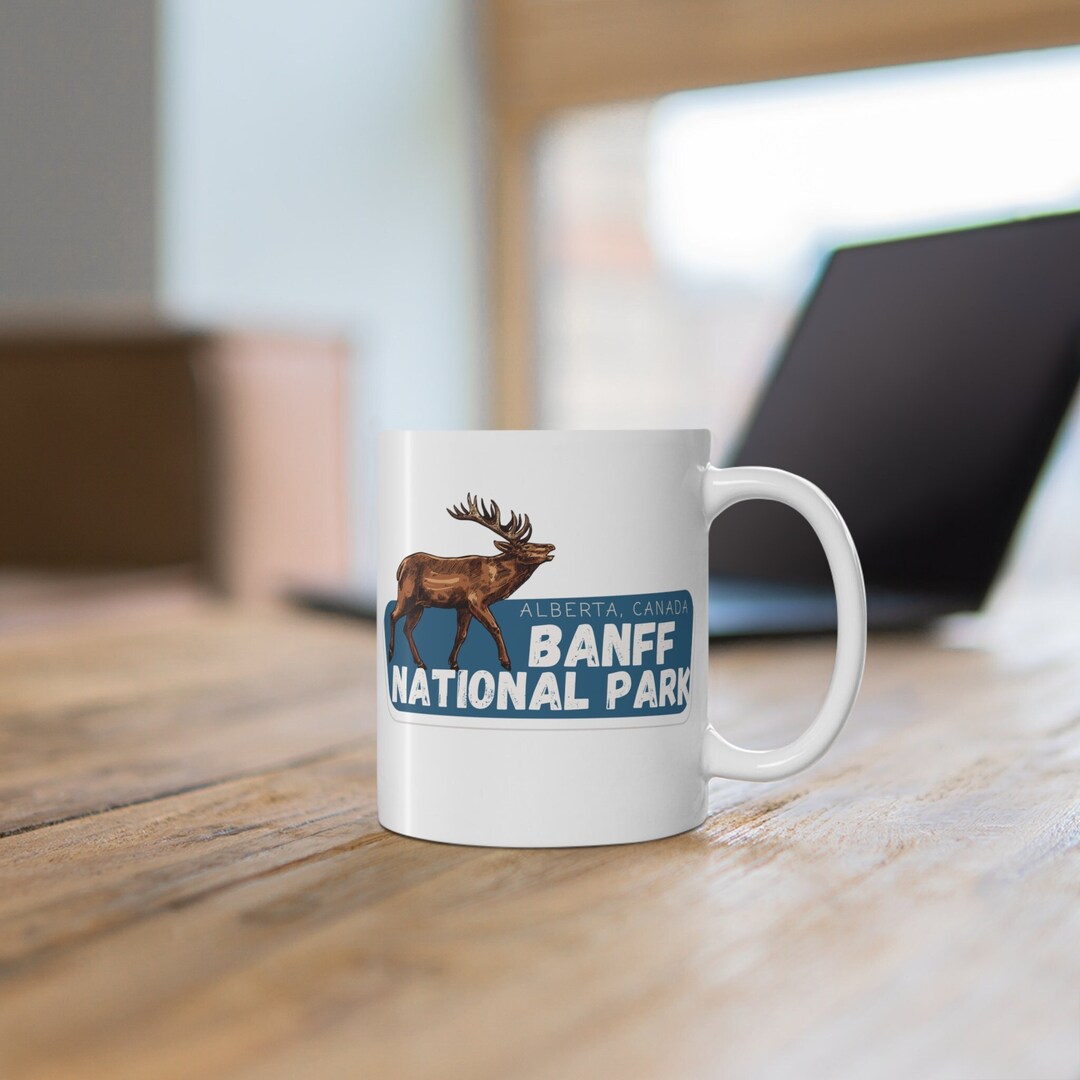 Banff National Park Mug, National Park Drinkwear, Camping Gift, Banff ...