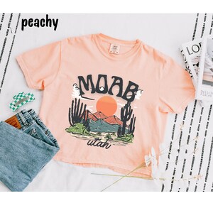 Arches National Park Crop Top, Moab Utah, Arches Park Boxy Tee, Vintage ...