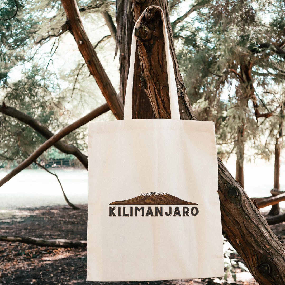 Mount Kilimanjaro Bag, Uhuru Peak Tote Bag, Lemosho Route, Tanzania Bag ...