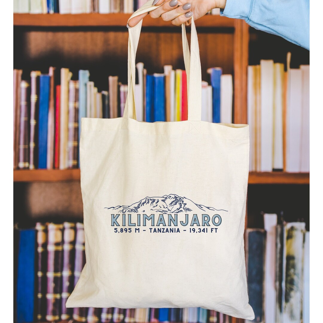 Mount Kilimanjaro Bag, Uhuru Peak Tote Bag, Lemosho Route, Tanzania Bag ...