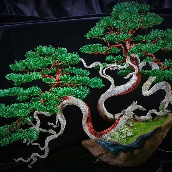 Wire Bonsai - Etsy
