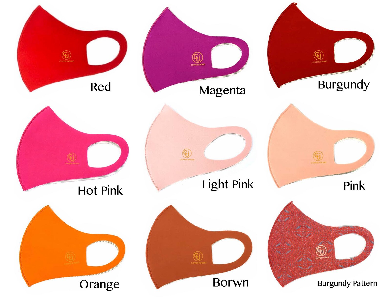 3D Copper Infused face Mask/US SELLER/Made in | Etsy