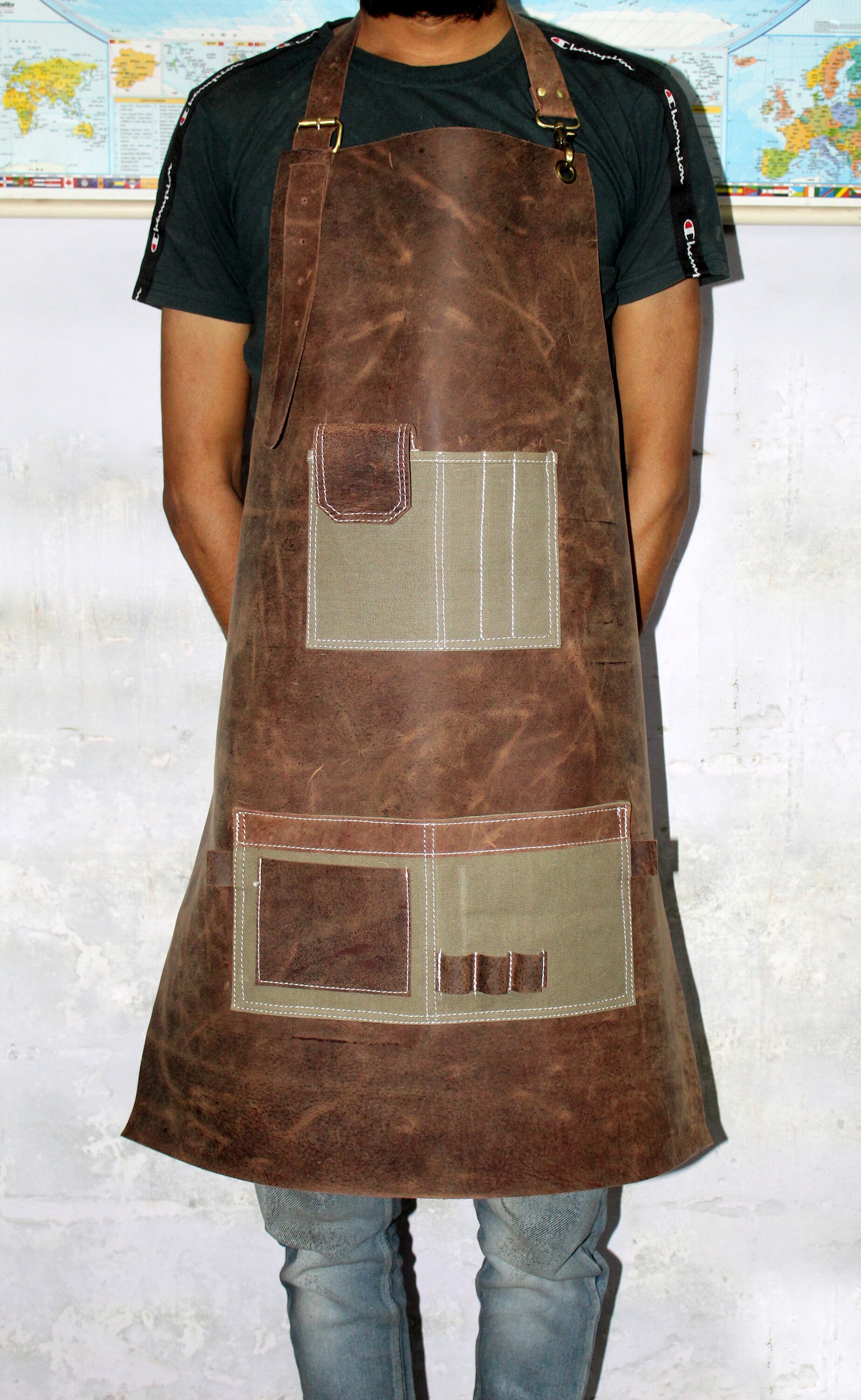 Leather Woodworking Apron - Etsy