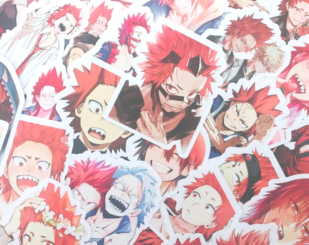 Anime Red Riot Boy Stickers (30 Pcs) - Etsy