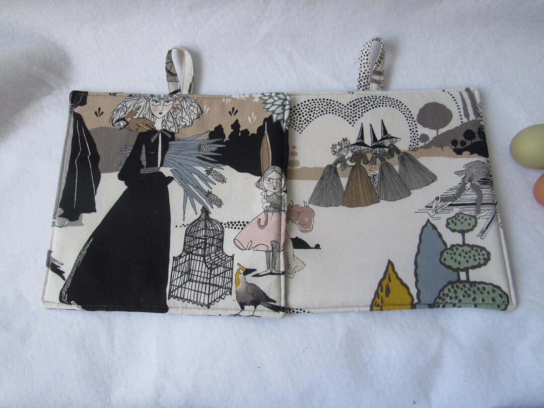 Ghastlie Potholders Set of Two Ghastlie Pastoral Trivets, Hotpads - Etsy