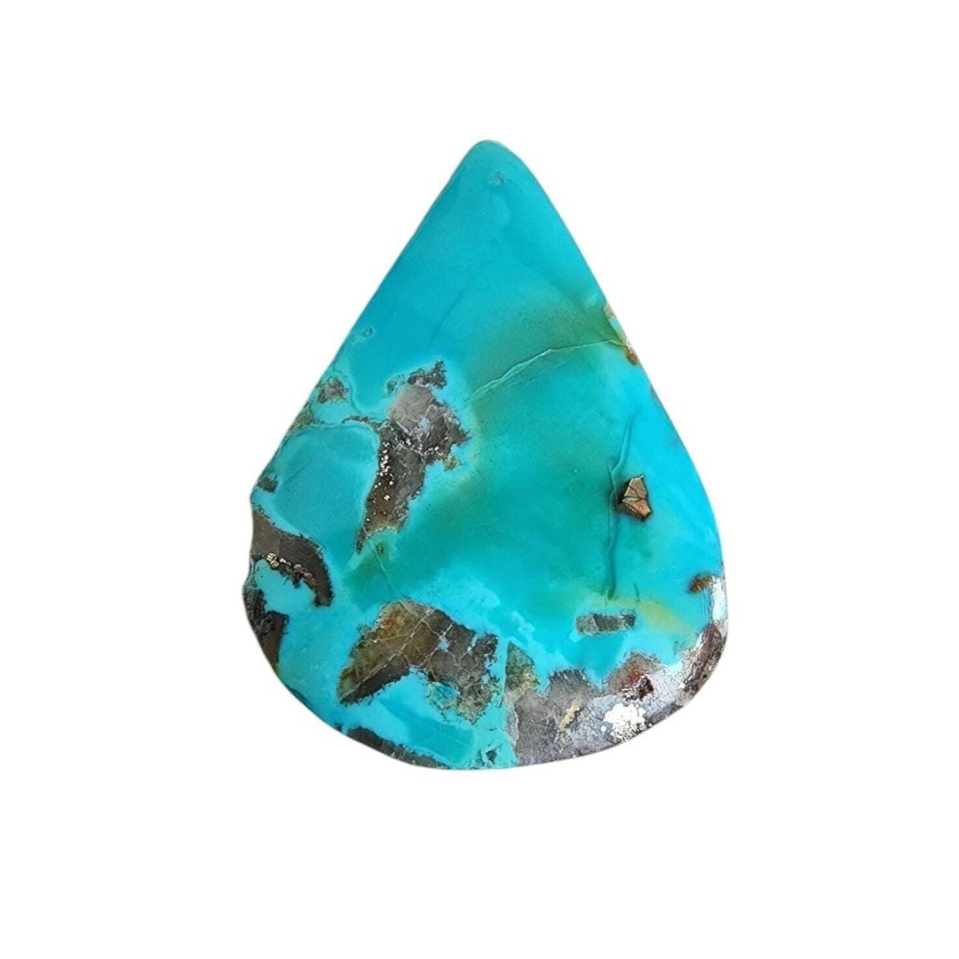 40 CARAT Persian Turquoise With Pyrite Gemstone, 100 % Natural Big Size ...