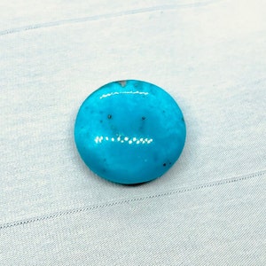 Ring Size NATURAL Turquoise Round Shape Amazing Blue Color Gemstone ...