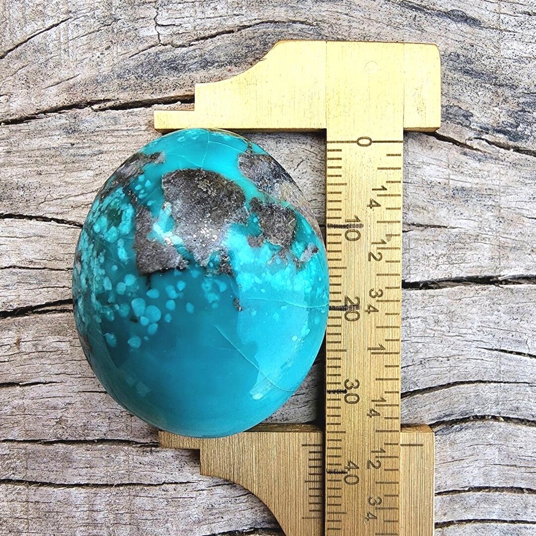 96 CARAT Persian Turquoise With Pyrite Gemstone, 100 % Natural Big Size ...