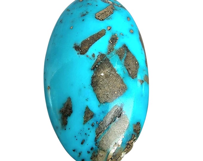 73 CARAT Persian Turquoise With Pyrite Gemstone, 100 % Natural Big Size ...